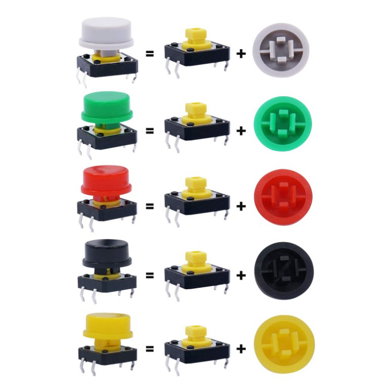Omron Push Button Switch 12x12x7 3mm B3f 4055 Push Switch Cap Switch