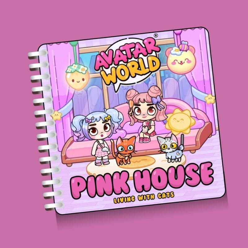 Paper Doll House Avatar World Pink House Edition Already Assembled ...