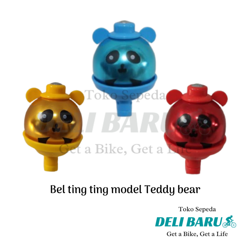 Teddy bear Bike Bell model Cute ting ting Bell Cute Bicycle Horn ...