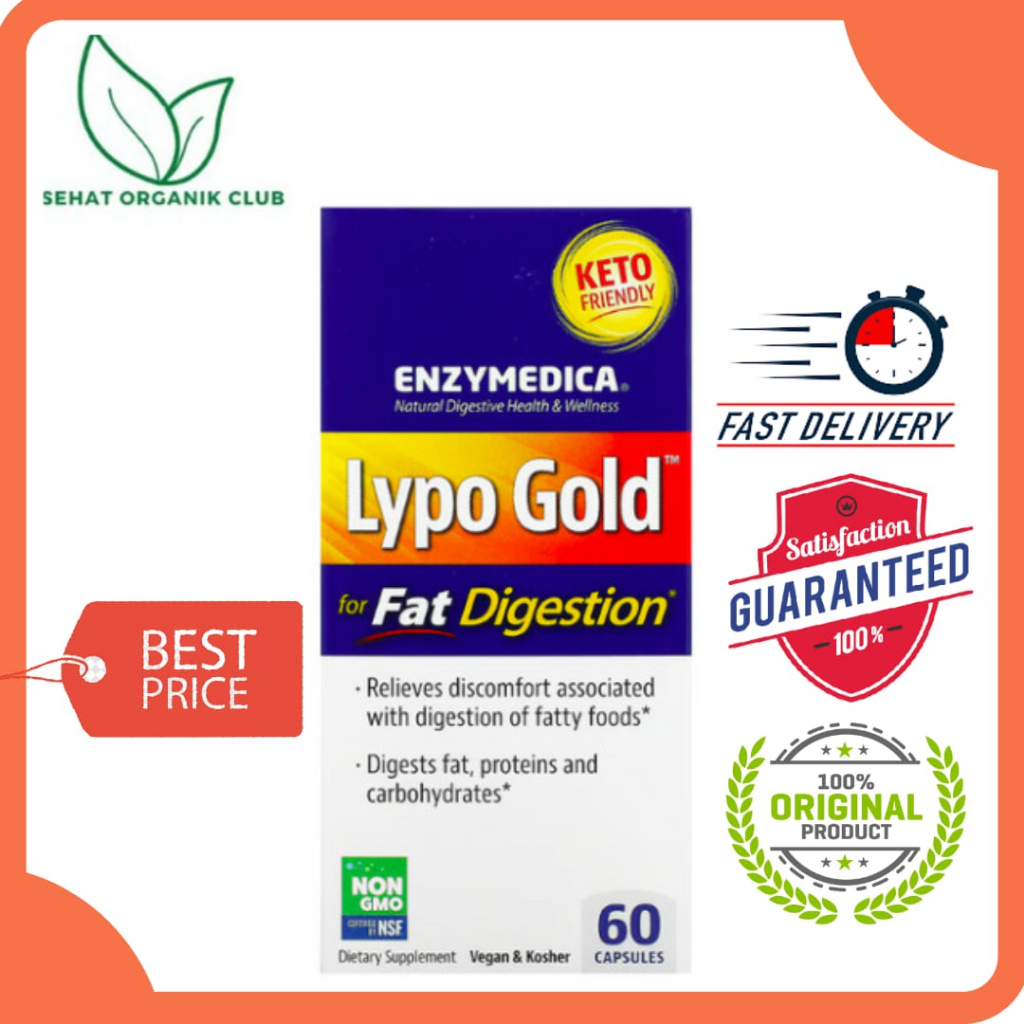 Enzymedica Lypo Gold For Fat Digestion 60 Capsules | Shopee Malaysia