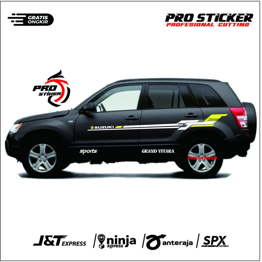 Sticker suzuki grand vitara sticker list Side Body grand vitara ...