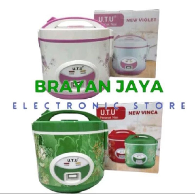 Rice COOKER UTU NEW VIOLET/RICE COOKER/NEW Capacity 1 Liter, | Shopee ...