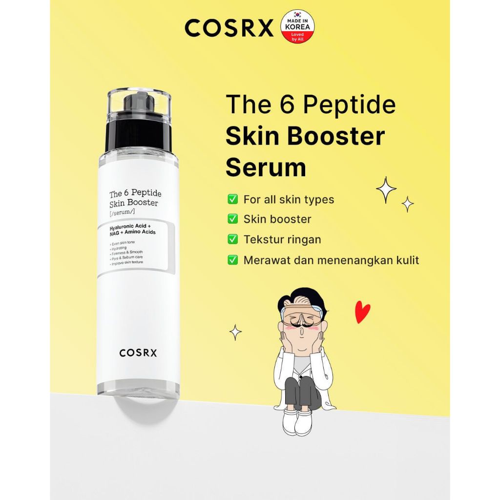 COSRX The 6 Peptide Skin Booster Serum | Shopee Malaysia