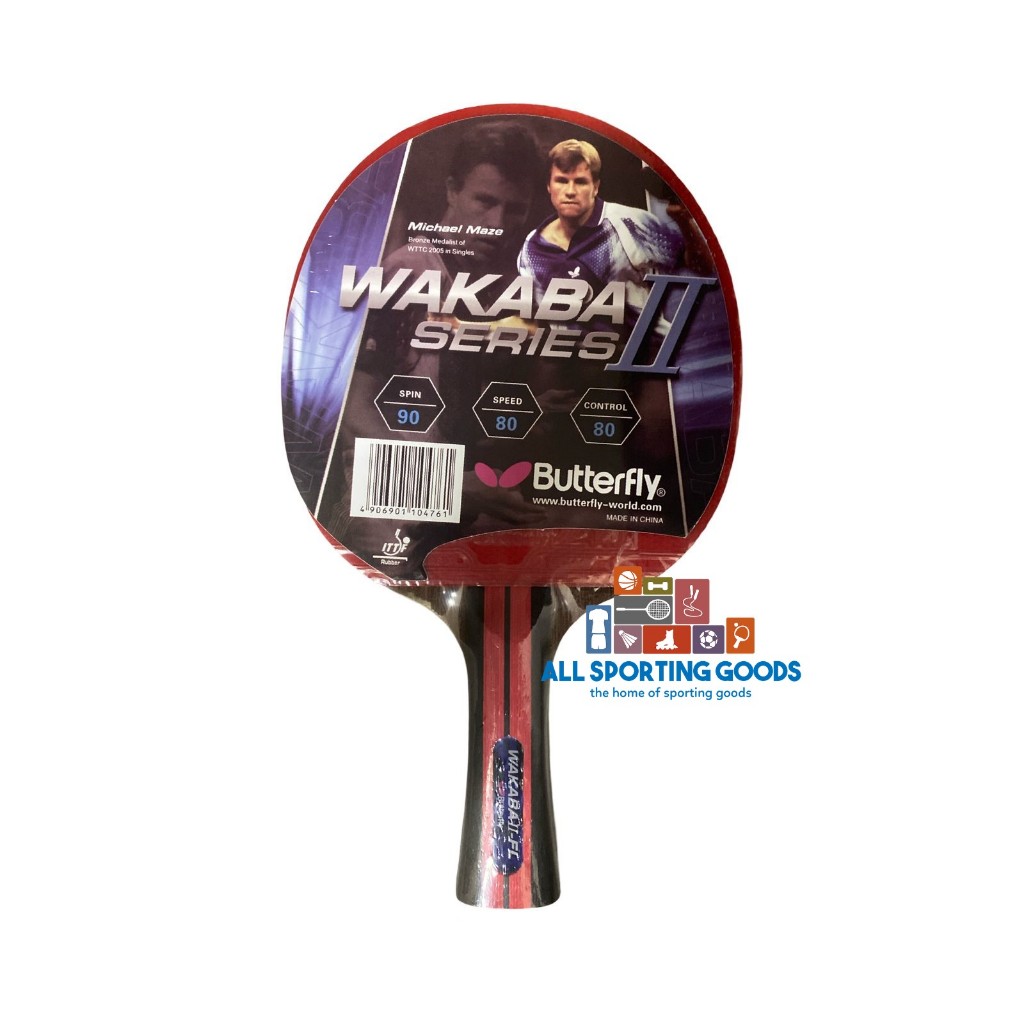 Wakaba II FL Table Tennis Ping Pong Bat | Shopee Malaysia