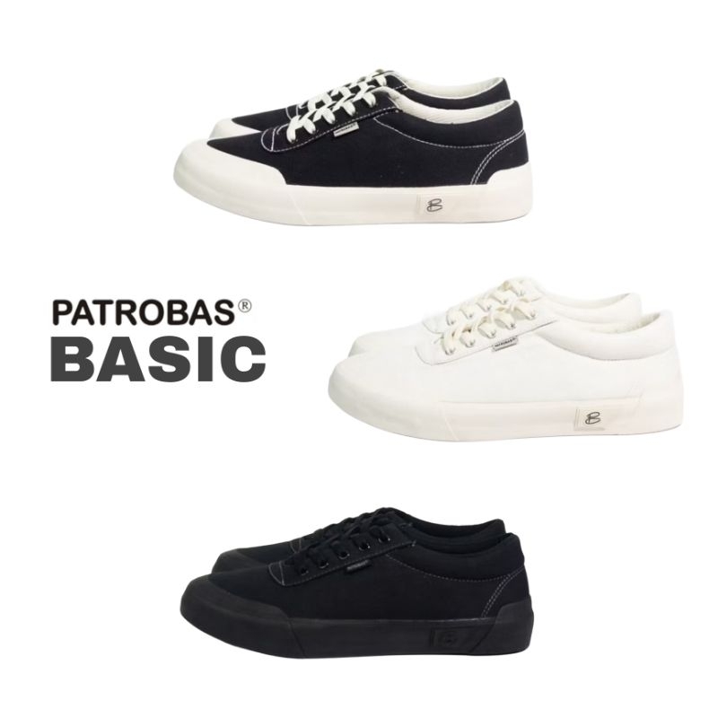 Patrobas Basic Black White All-Black Off-White Original | Shopee Malaysia