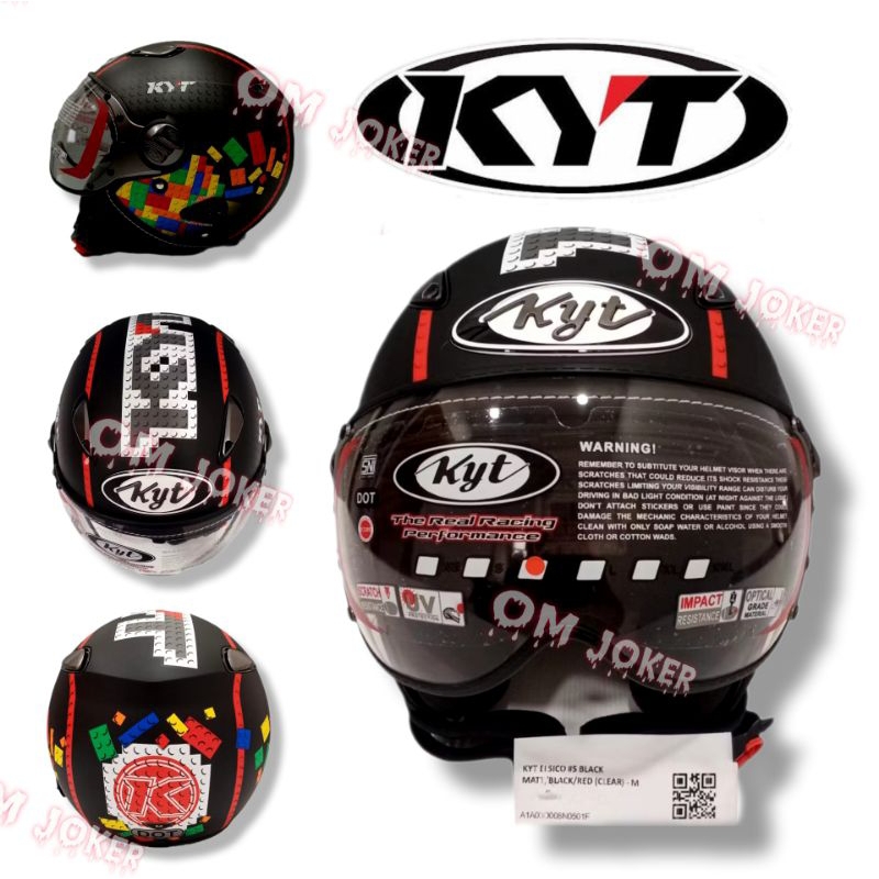 Kyt Elsico retro Helmet Adult Helmet for men and women SNI Original ...