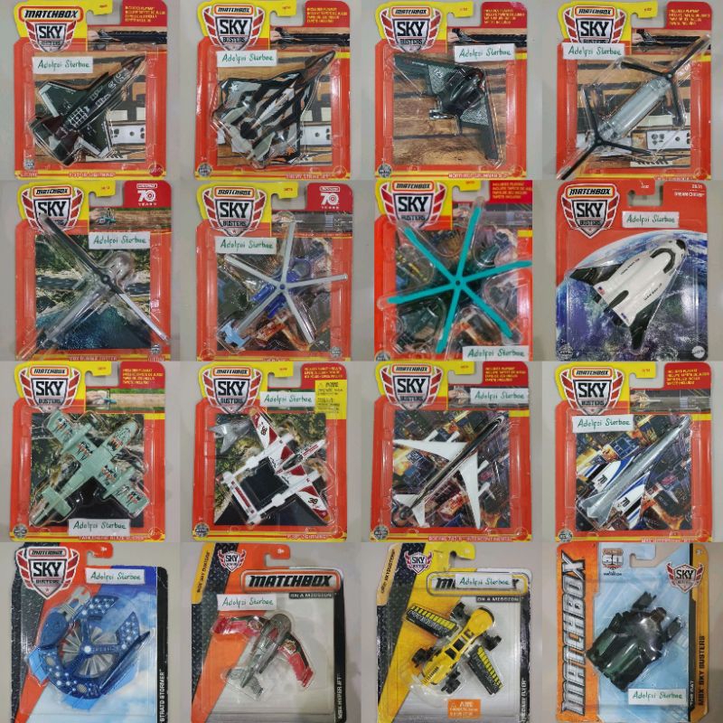 Matchbox sky busters enemy strike ch-47 chinook northrop grumman b-2 ...