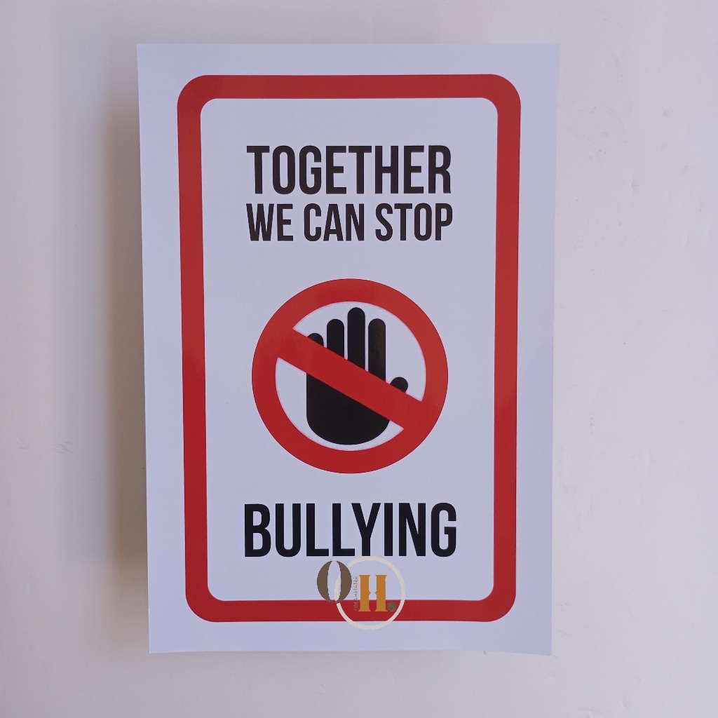 Together We Can Stop Bullying Poster - Stop Bullying - School Bullying ...