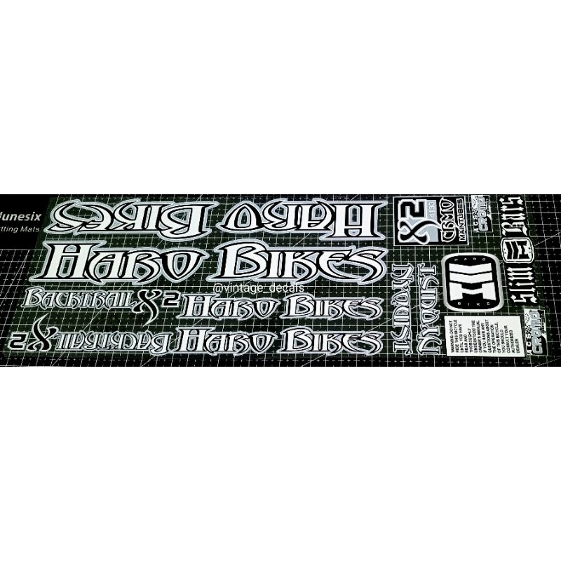 Decals replacement BMX Haro Nyquist Backtrail X2 | Shopee Malaysia