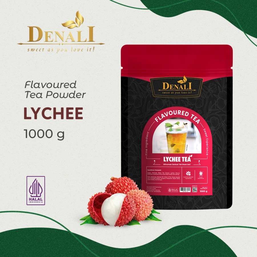 Denali Powder Lychee Tea Flavor 1Kg Premium Quality Lychee Tea Drink ...
