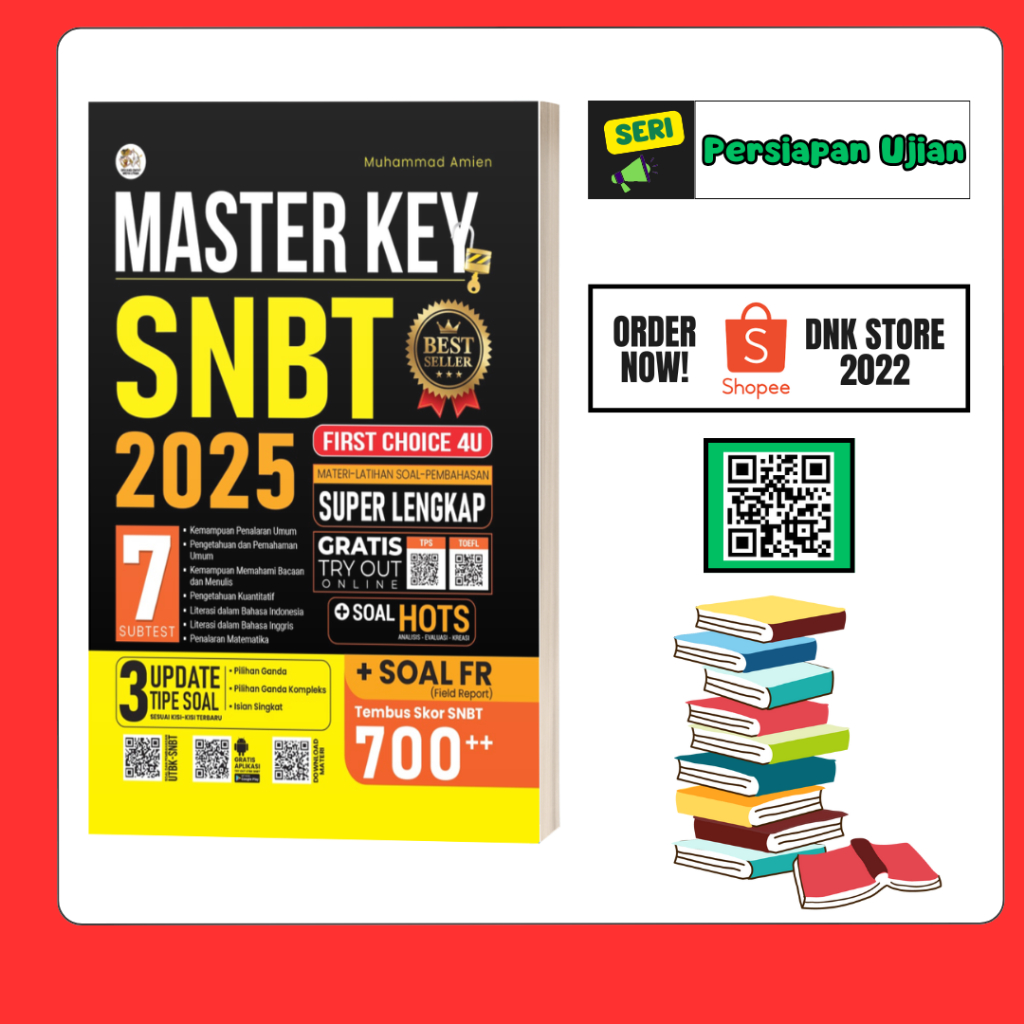 Snbt Master Key Book 2025 Scholastic, Literacy and Mathematical ...