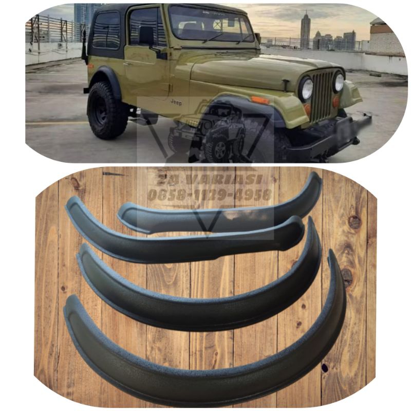 Over fender jeep cj7 best original model | Shopee Malaysia