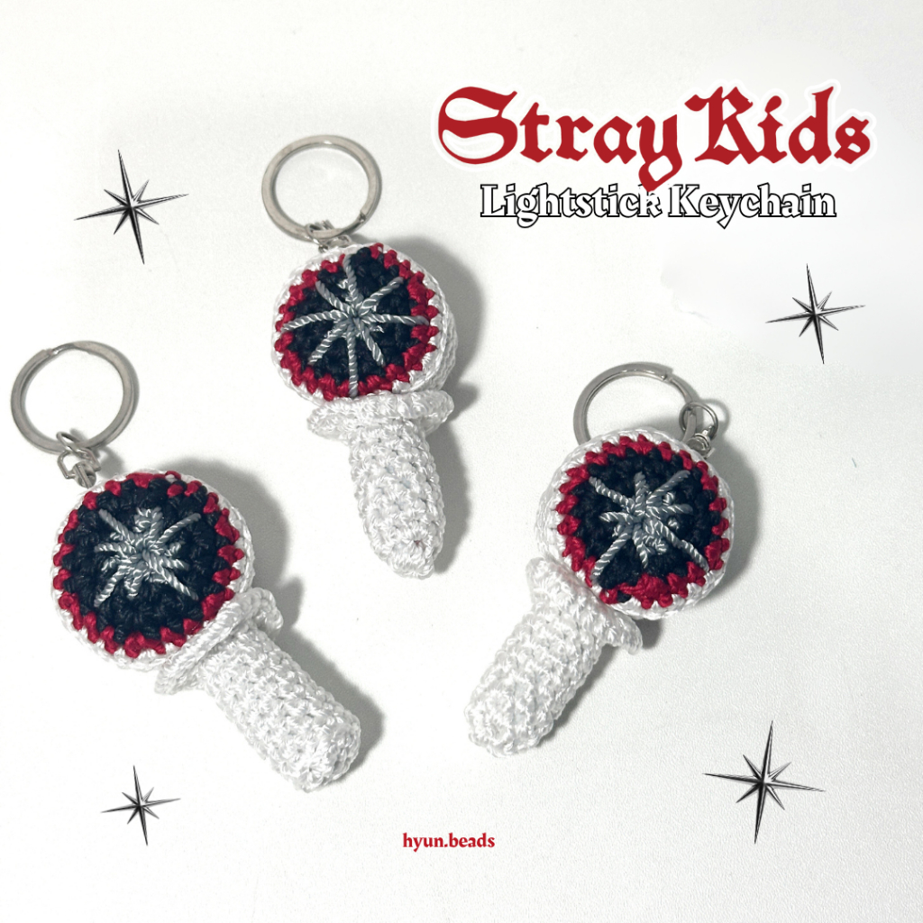 Stray Kids Lightstick Keychain | Handmade Crochet | Shopee Malaysia