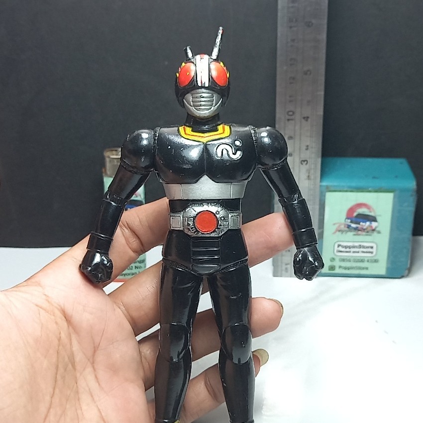 Bandai Japan 1987 Vintage Kamen Rider Black Vinyl RHS Figure Original ...
