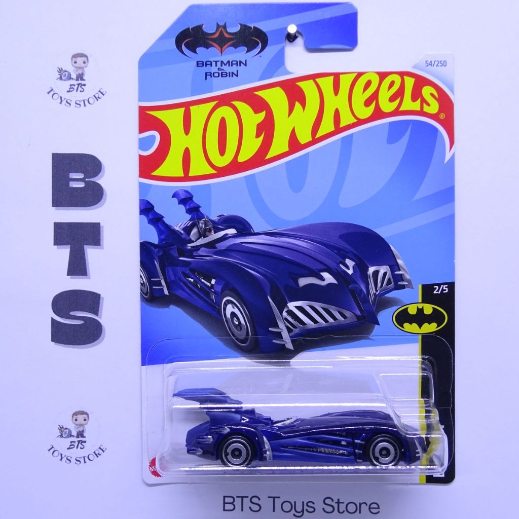 Hot Wheels Batman & Robin Batmobile Blue | Shopee Malaysia