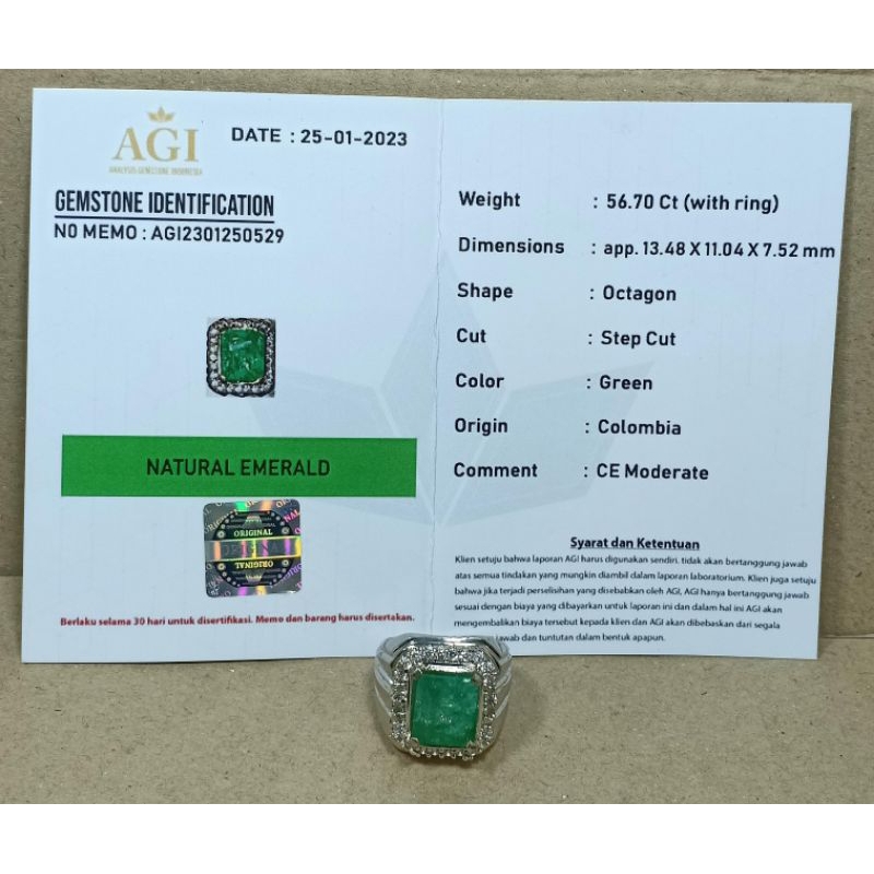 Genuine NATURAL ZAMBRUD GEMS STONE COMPLETE WITH READY TO USE ...