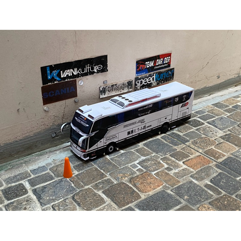 [LIMITED Stock] PAPERCRAFT BUS SINGLE JAYA KIDS PANDA JETBUS 5 BASURI ...