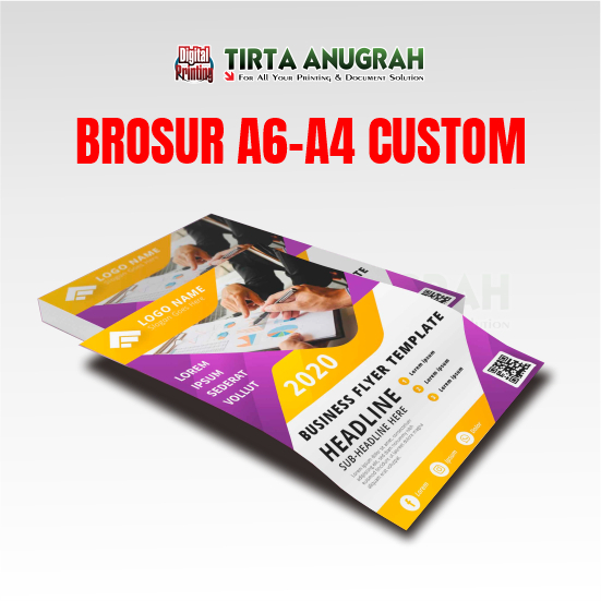 Brosur PRINTING SERVICES A4, A5, A6 / A5 Brochure Printing / A6 Brochure Printing / 150Gsm ...