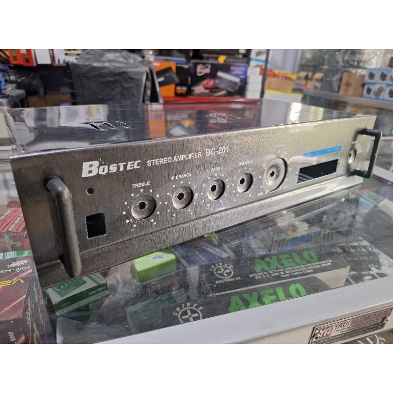 Usb SOUND SYSTEM AMPLIFIER POWER BOX BC201 BOSTEC | Shopee Malaysia