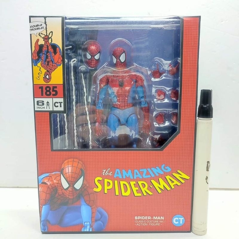 Action figure toy shf spiderman CT amazing spiderman shfiguarts recast ...
