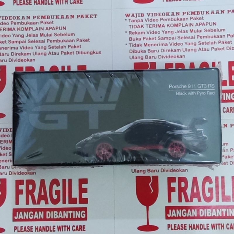 Mini GT 681 Porsche 911 GT3 RS (992) Black Pyro Red | Shopee Malaysia