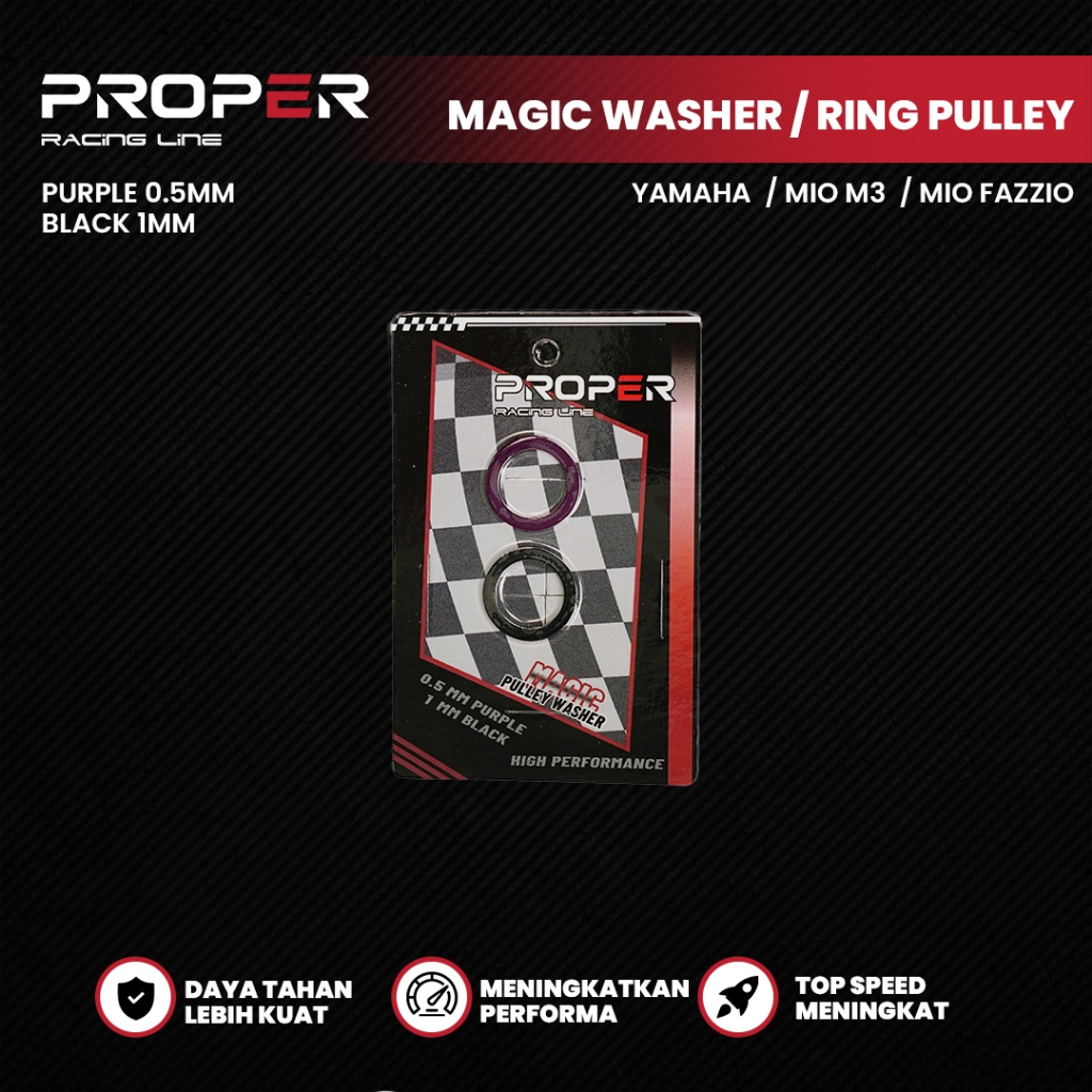 Proper RACING LINE MAGIC WASHER / RING PULLEY MIO J MIO M3 SOUL GT FINO ...