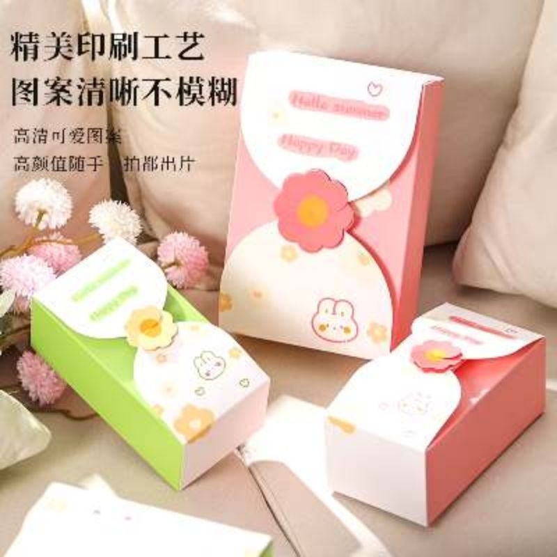 Unit- Aesthetic cake Box with cartoon motifs/ Aesthetic Korean Box ...