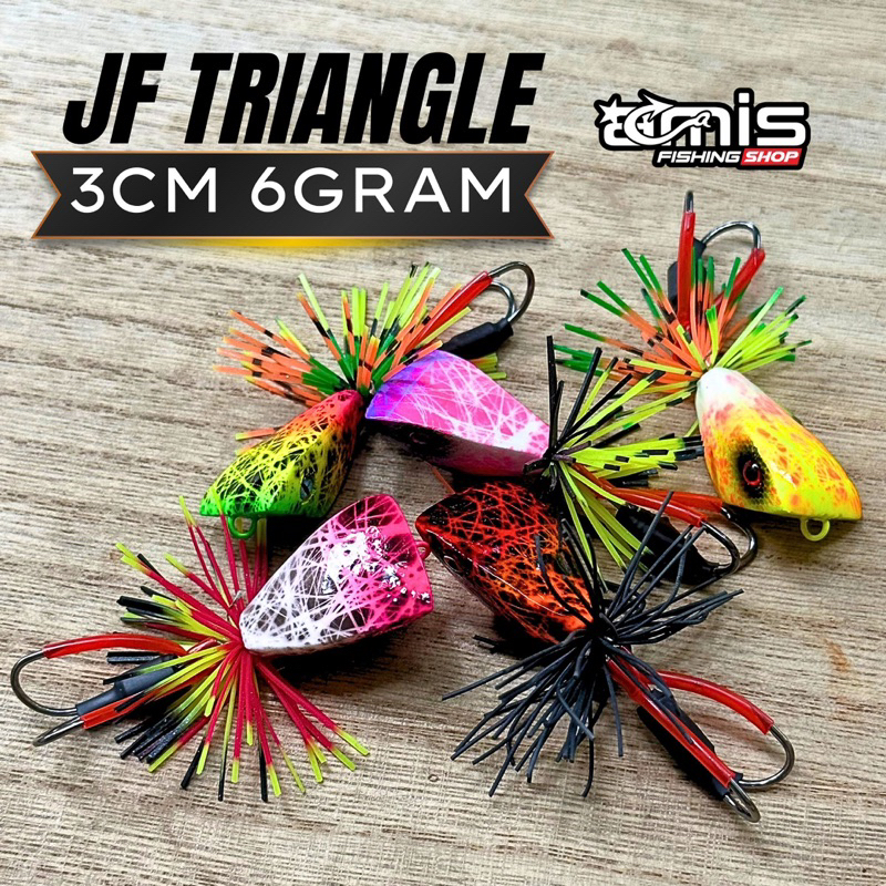 KAYU Mini Jump Frog Lure Wooden Bait Casting Snakehead Fish Toman ...