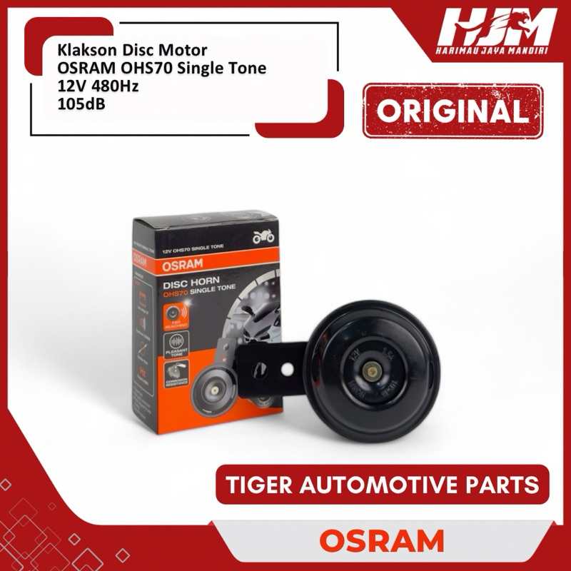 Original Osram Single Tone 12V Disc Horn Motorcycle Disc Horn | Shopee ...