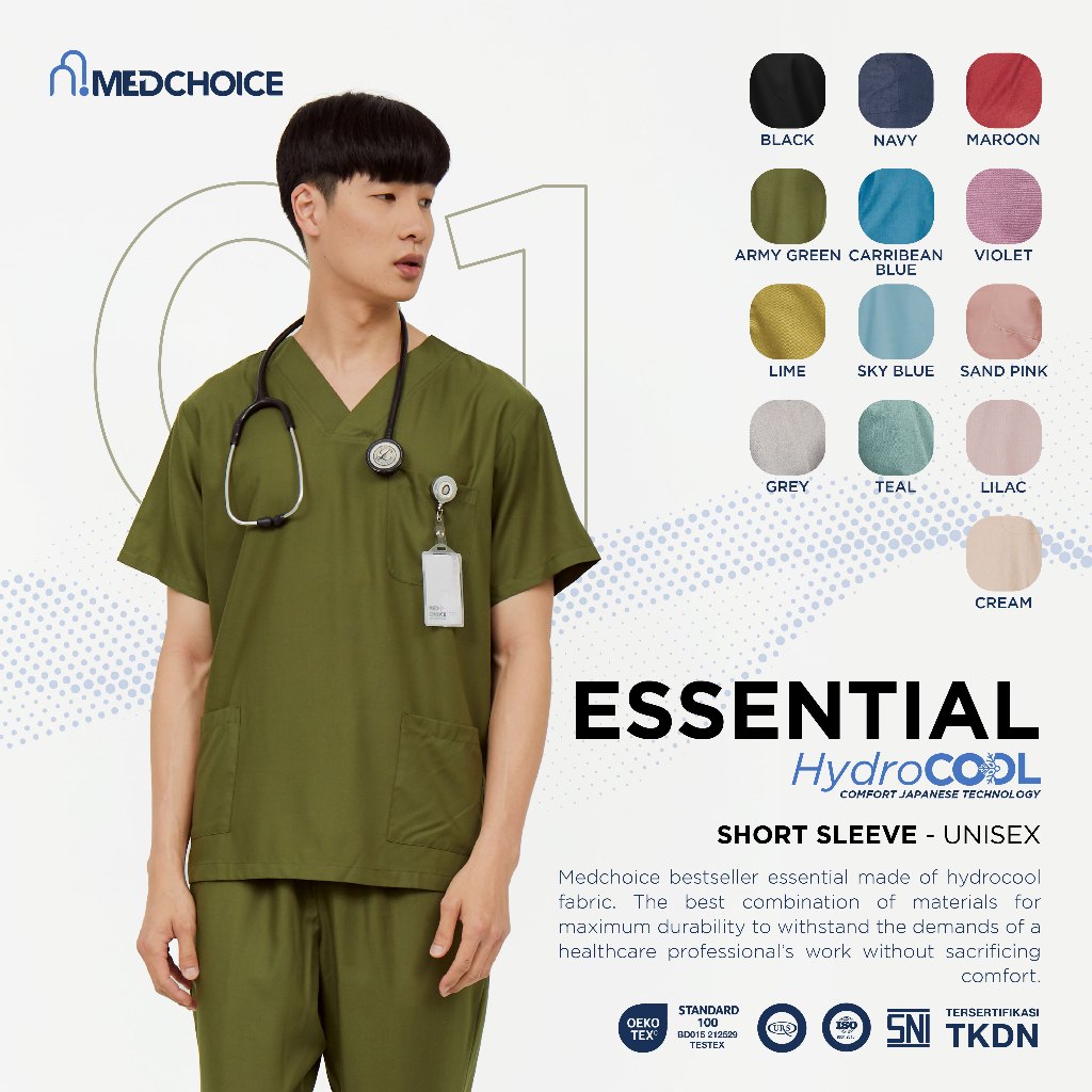 Medchoice Doctor Scrub Essential Collection Short Sleeve / Doctor ...