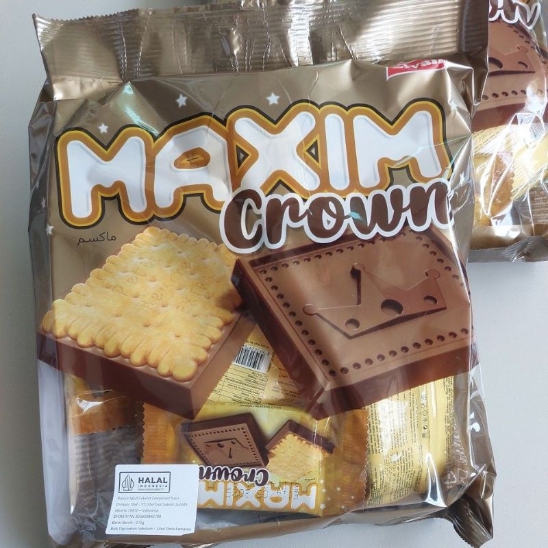 Elvan maxim chocolate cookies / maxim crown 275gr halal | Shopee Malaysia