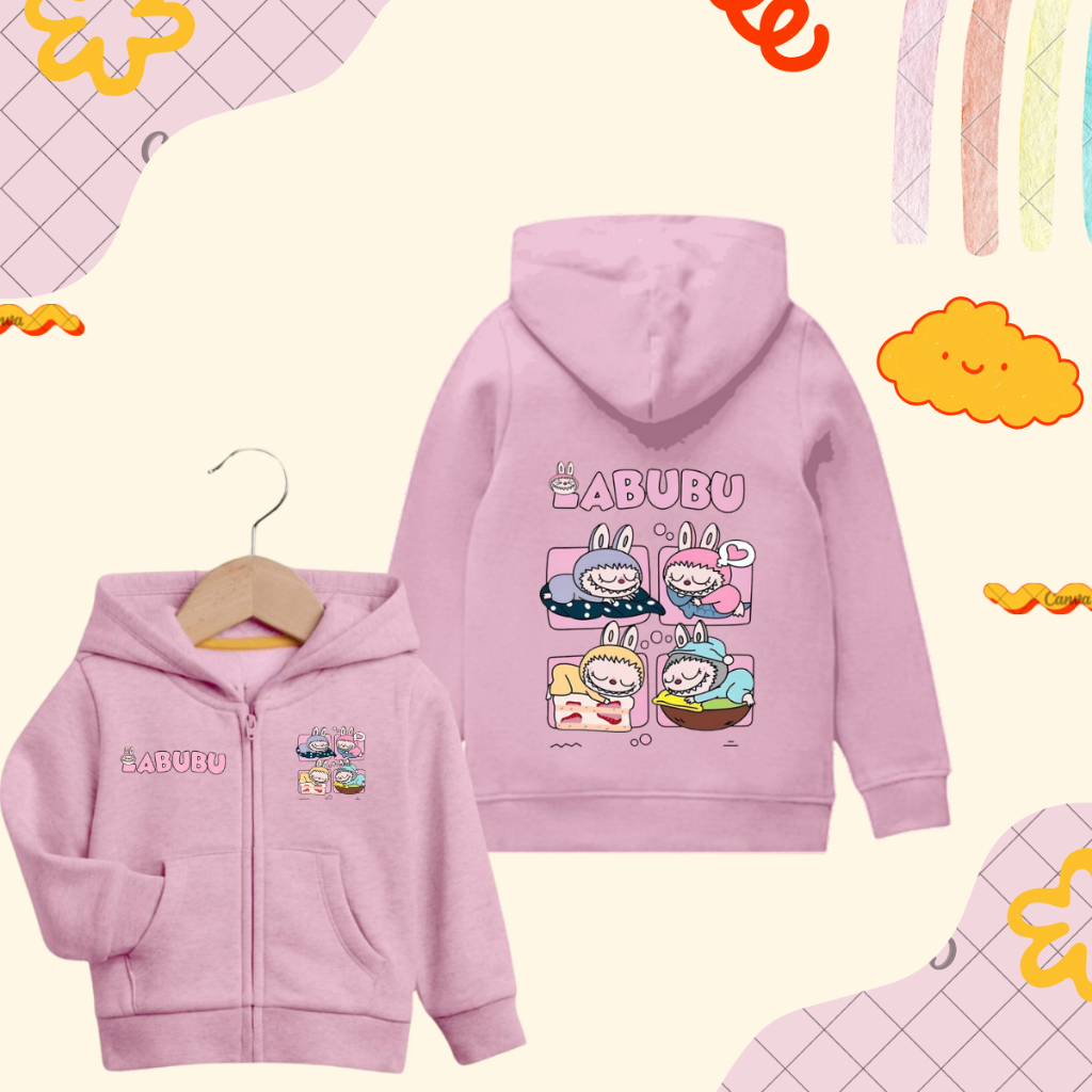 Unisex Labubu Jacket for Girls / Boys Ages 2-12 Years | Shopee Malaysia