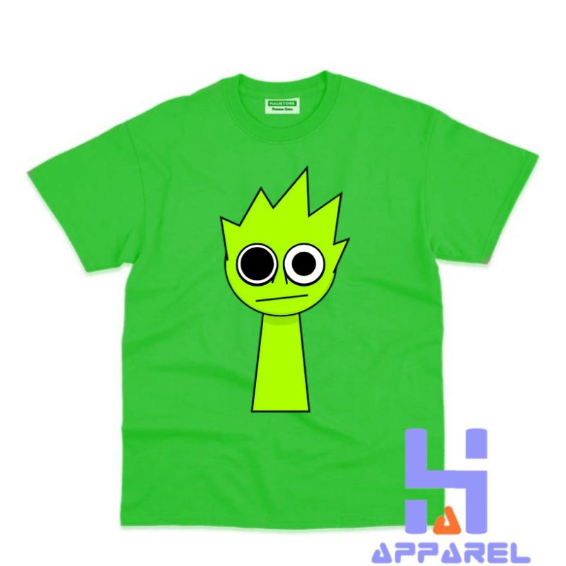 Children's CLOTHING CHILDREN'S T-SHIRTS INCREDIBOX SPRUNKI LIME OWAKCK ...