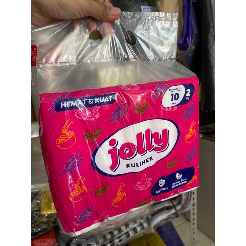 Culinary jolly tissue/coreless tissue roll 2 ply (10 rolls) | Shopee ...