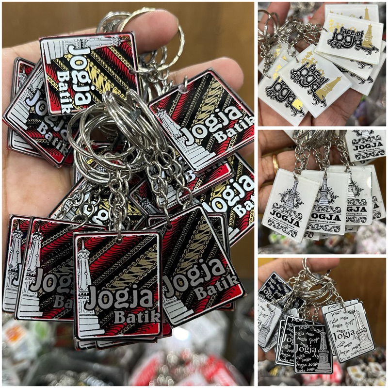 GANTUNGAN Tugu Jogja Keychain 1 code (20pcs) acrylic souvenir by ...