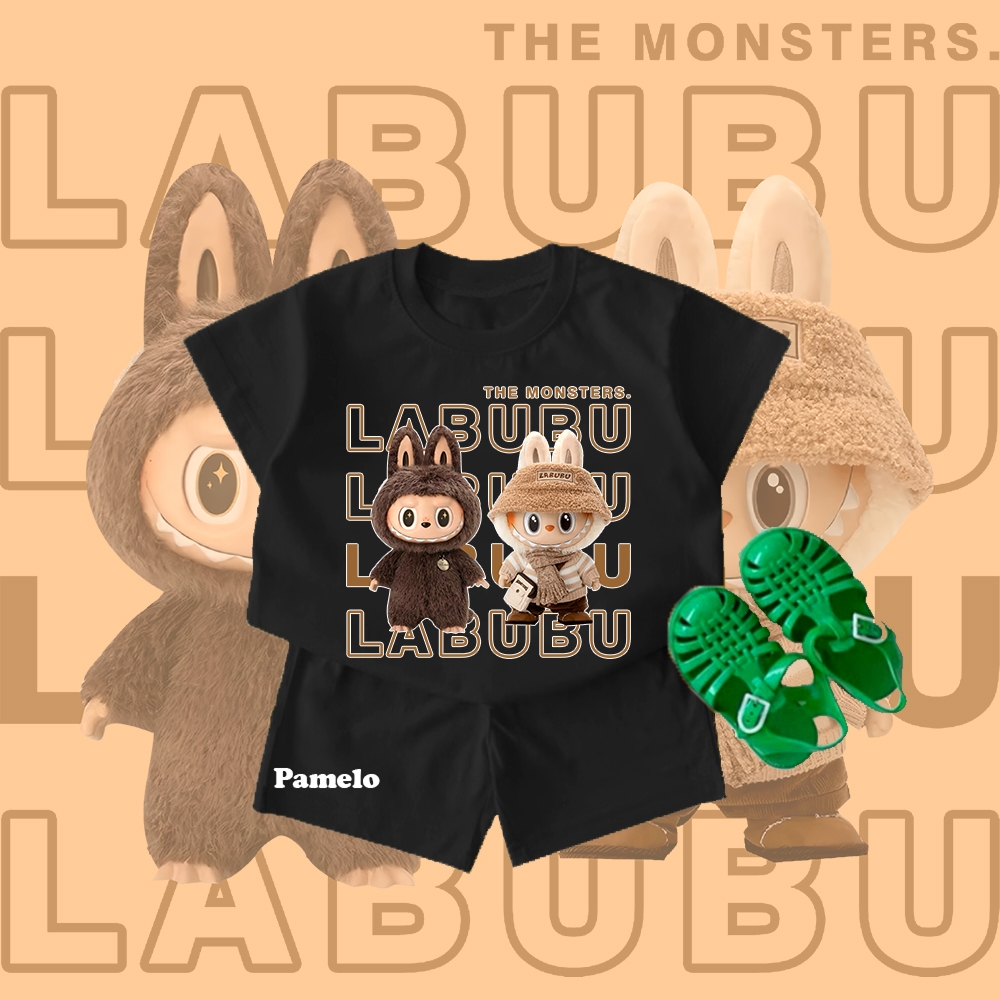 KATUN Pamelo.id The Monster Labubu Children's Suit Combed Cotton 24s ...