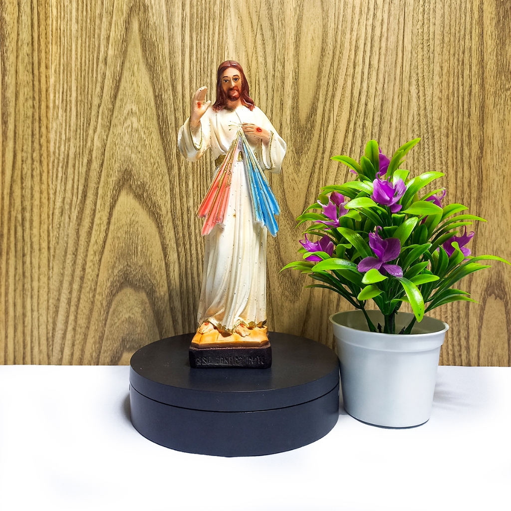 Statue of Jesus Mercy 20 cm/Divine Mercy Statue/Divine Mercy Devotion ...