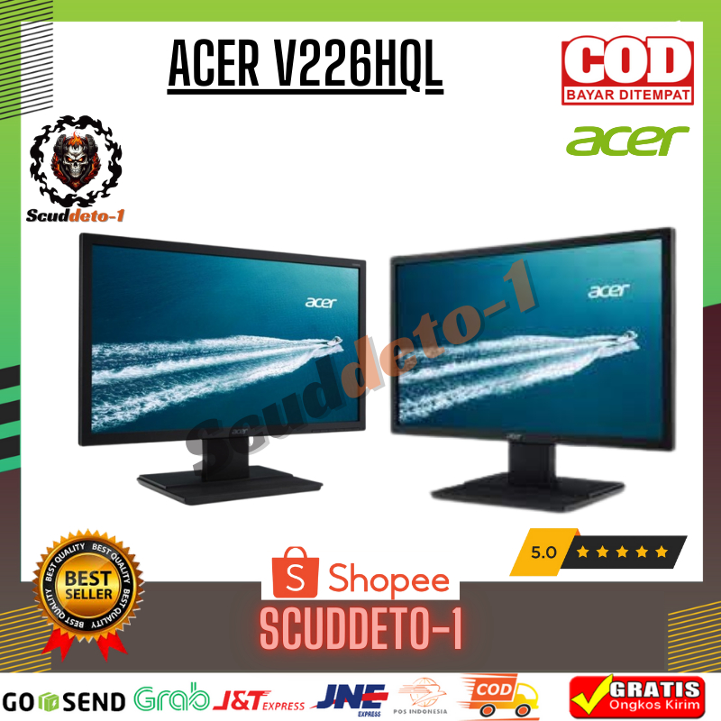 LAYAR Monitor LED ACER 22 INCH V226HQL HDMI WIDESCREEN CCTV SCREEN ...
