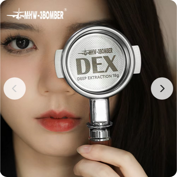Mhw-3bomber DEX deep extractor espresso coffee filter basket powder ...