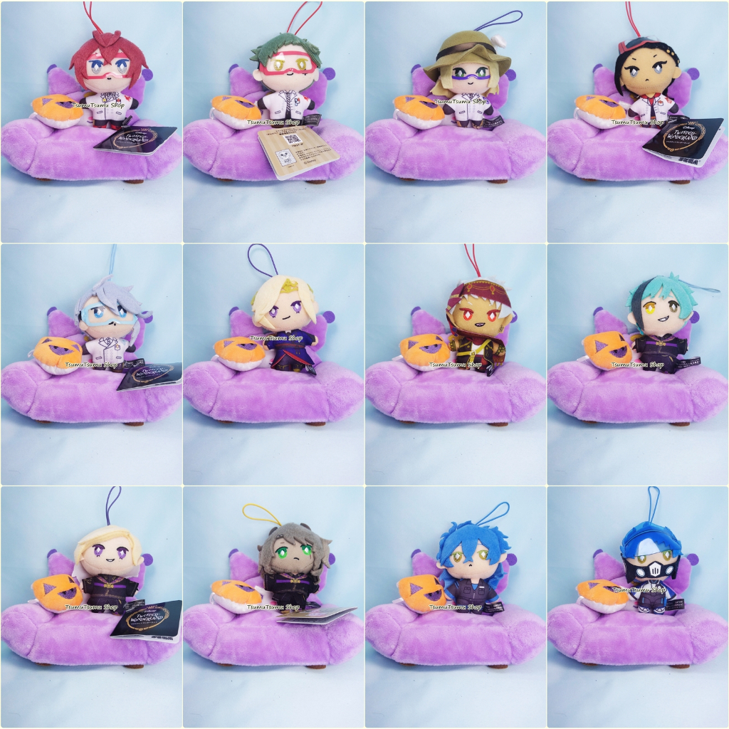 Twisted Wonderland EX Nuigurumi Mascot - Riddle, Vil, Floyd, Idia, Rook ...
