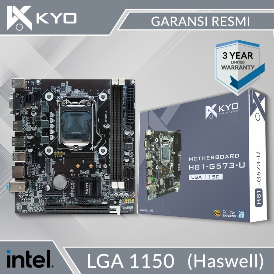 Kaizen H81 LGA 1150 DDR3 H81 Mainboard Motherboard | Shopee Malaysia