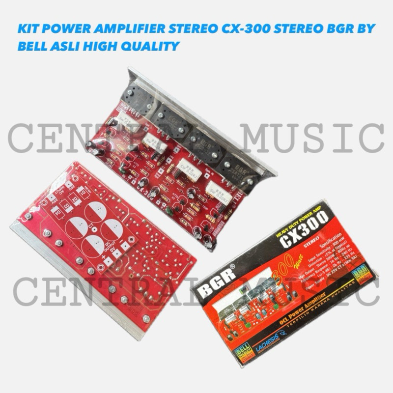 Stereo CX-300 STEREO BGR POWER AMPLIFIER KIT BY BELL ORIGINAL HIGH ...