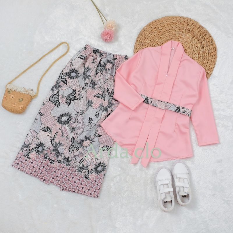 KATUN Girls' COTTON FLOY KARTINI GAMIS SET LONG SLEEVES / CHILDREN'S ...