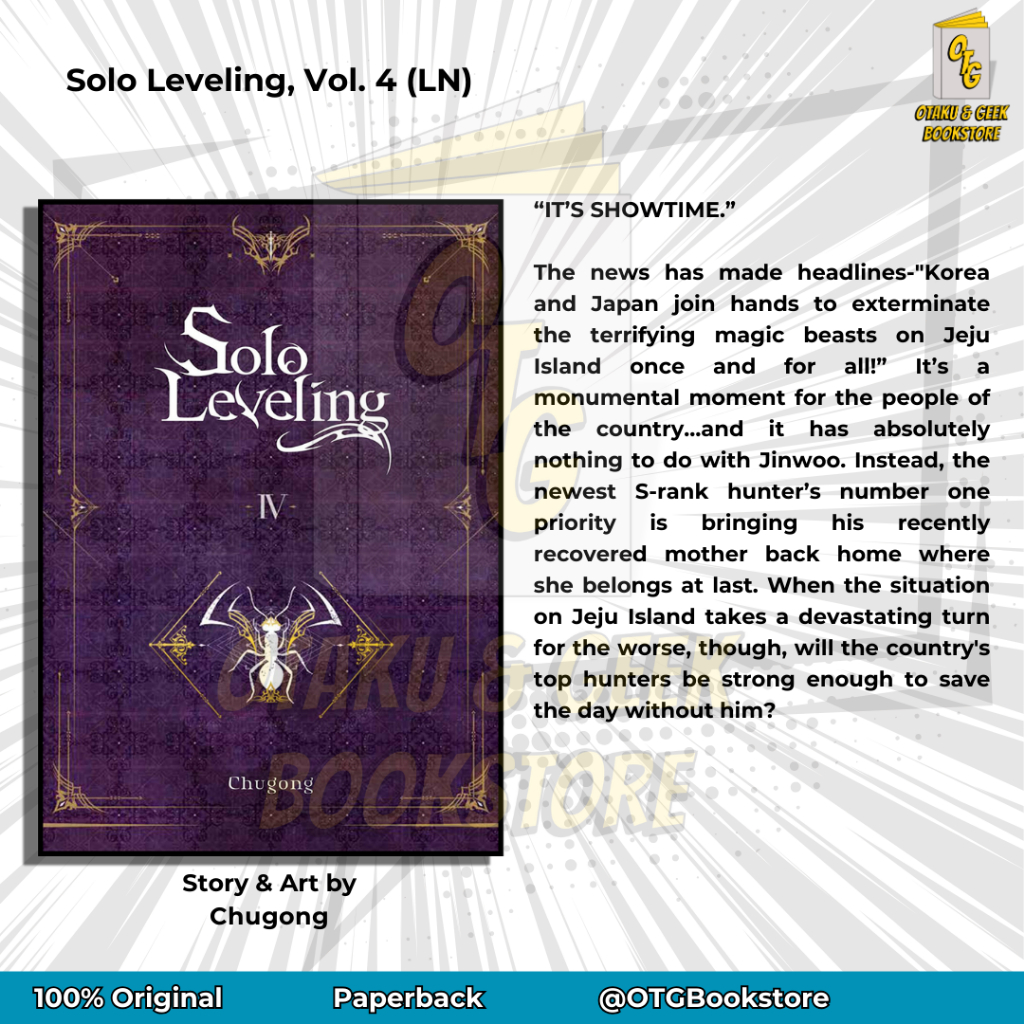 Solo Leveling Vol. 4 (Light Novel) | Shopee Malaysia