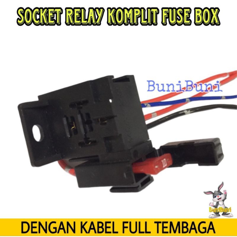 Relay SOCKET 4 COMPLETE Fuse CABLES - House / Relay SOCKET Handheld 4 ...