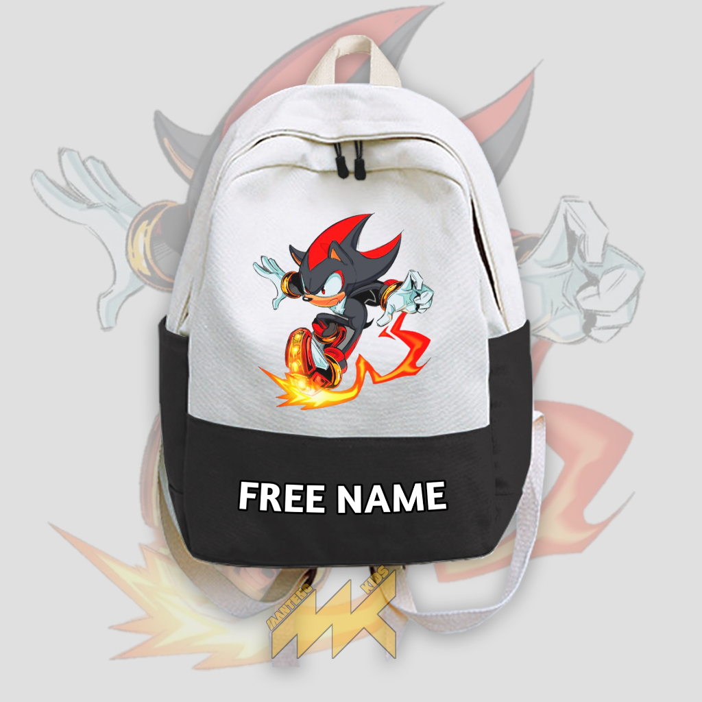 Shadow THE HEDGEHOG CHILDREN'S BAG / BOYS' GIRLS' BAG FREE NAME ...