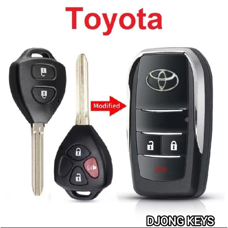 Toyota key casing for innova yaris vios fortuner camry altis etc ...