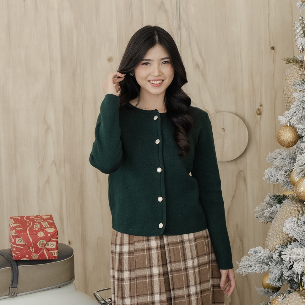 Beatrice Clothing Lugano Knit Blouse - Long Sleeve Knit Outer | Shopee ...