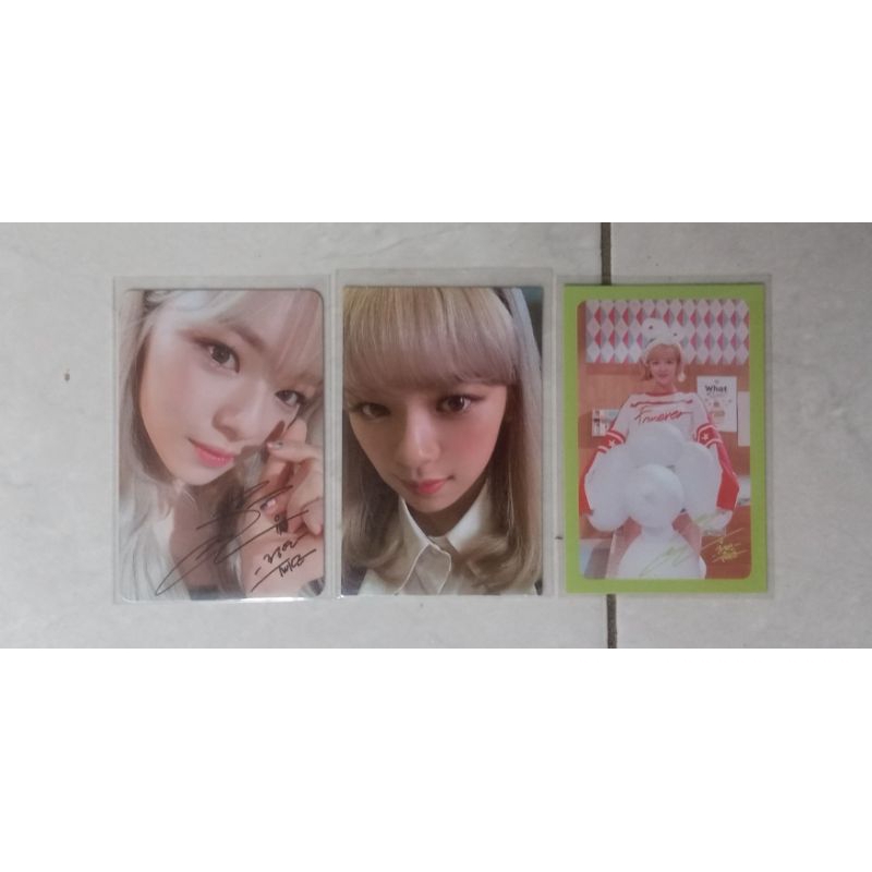 Official PC Photocard Jeongyeon Twice More & More MnM Sign Heart Blonde EWO Eyes wide open What ...