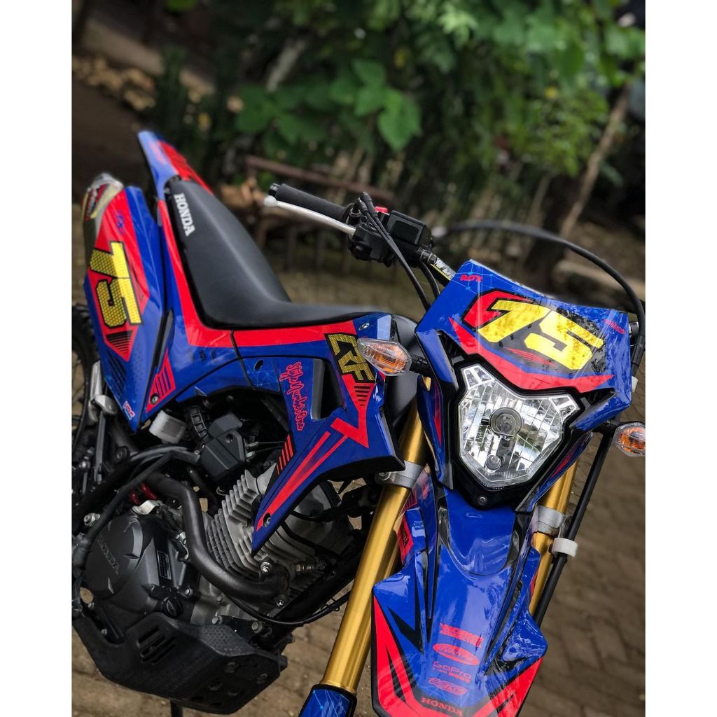 Decal STICKER CRF CUSTOM FULL BODY CUSTOM DESIGN | Shopee Malaysia